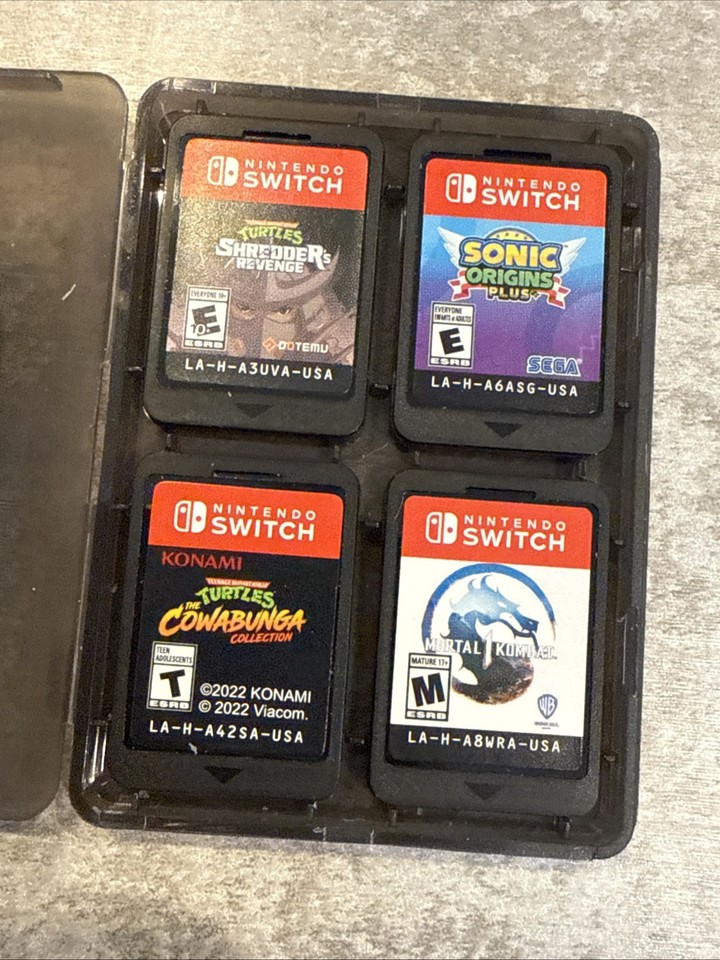 Nintendo Switch Games Bundle Lot Of 5 All Work Great And Tested Sonic ...