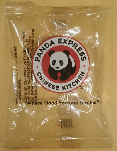 UNOPENED | ZERO TEAR | EMPTY | Panda Express Fortune Cookie Packet ...