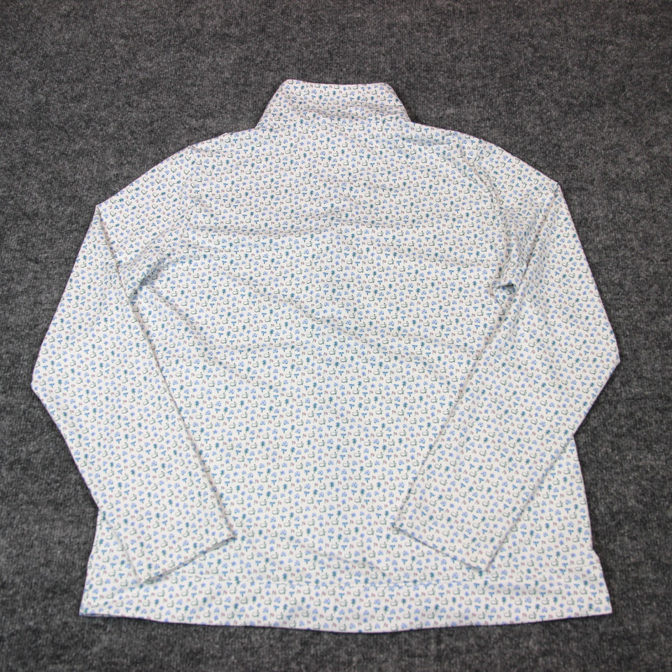 Magnolia Lane Tech Masters Jacket Women's XL White Logo All Over Full ...