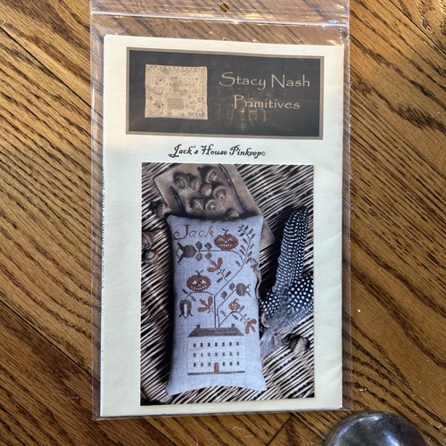 Stacy Nash Primitives JACK'S HOUSE PINKEEP Cross Stitch Pattern NEW ...