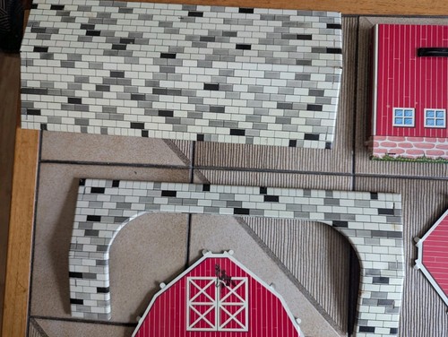 Vintage 1950 Tin Litho Sunnyfield Farms Playset Ohio Art Animals ...