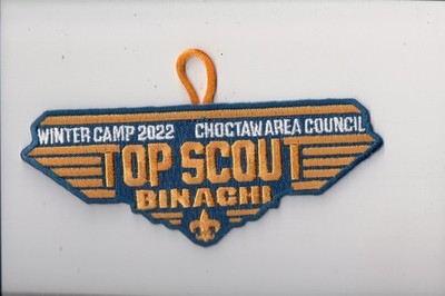 2022 Choctaw Area Council Top Scout Binachi Winter Camp patch | eBay