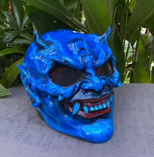 Hellboy Motorcycle Helmet Demon Custom Skull Helmet 3D Monster Skull ...