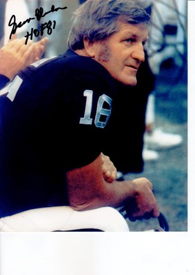 George Blanda Signed 8x10 Autographed Photograph NFL Oakland Raiders ...