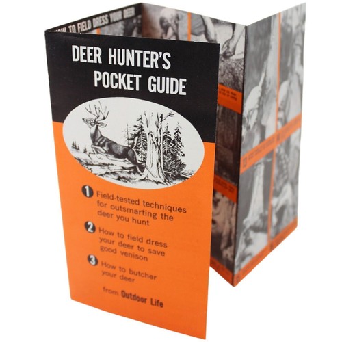 DEER HUNTING VINTAGE GUIDE OUTDOOR LIFE BUTCHER FIELD DRESS HUNT ...