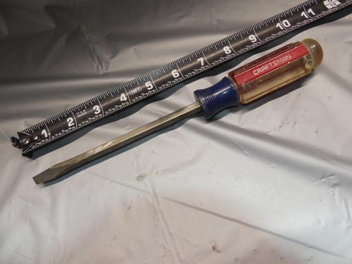 Craftsman 4158 M WF 10" x1/4" Flat/Slotted Screwdriver | eBay
