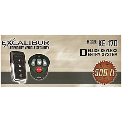 New Excalibur KE170 Deluxe Keyless Entry Car Alarm Brain No Remotes ...