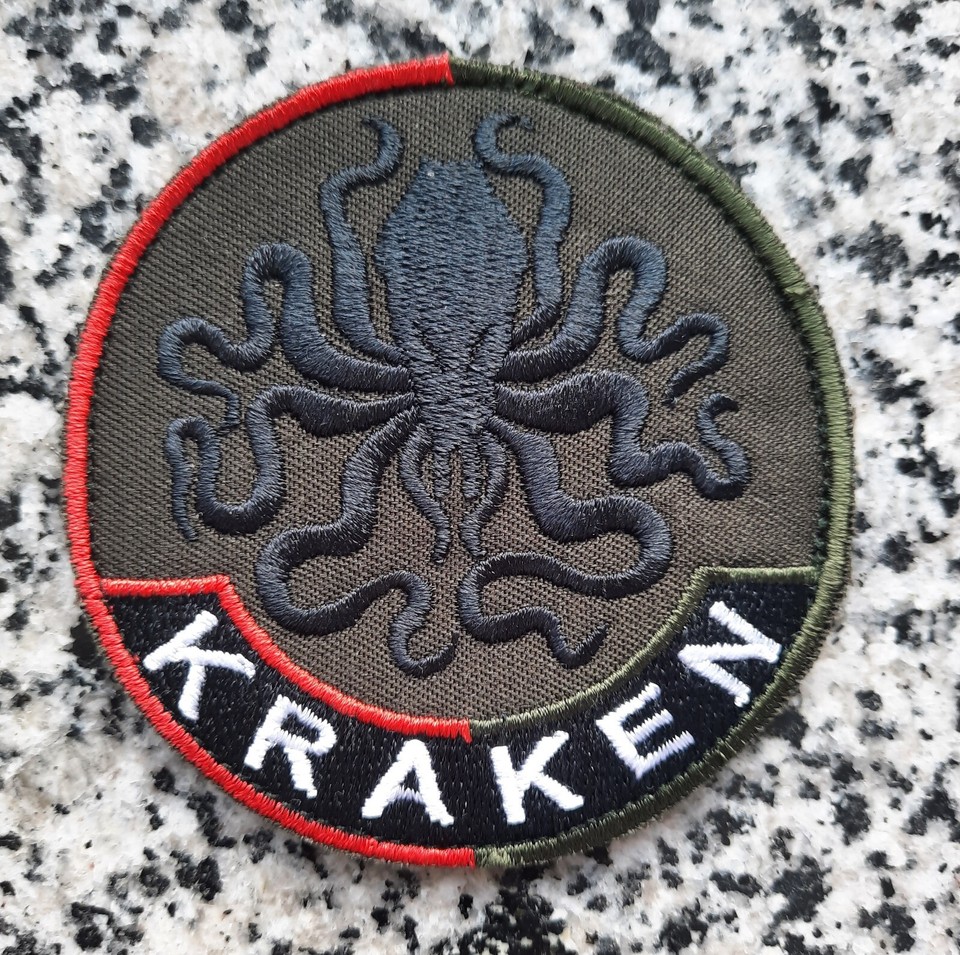 Ukraine KRAKEN Unit Tactical Morale Patch Army Military SOF Special ...