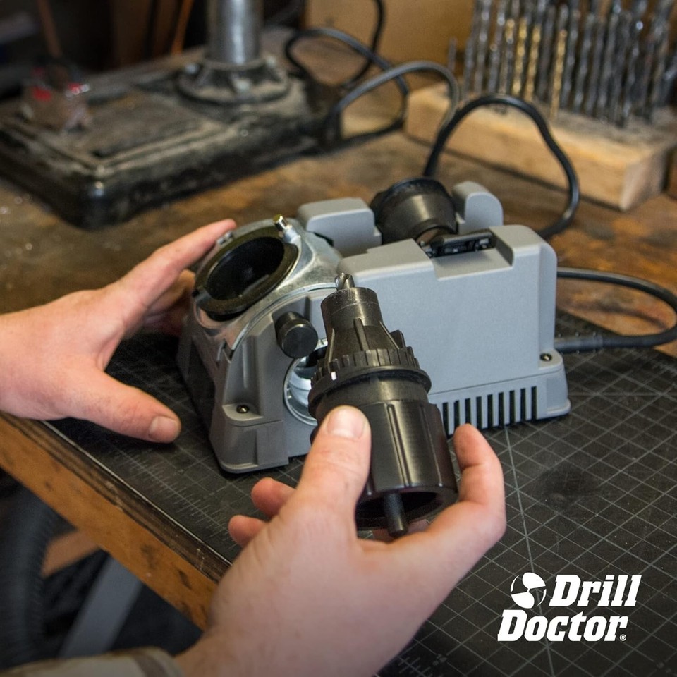 Drill Doctor DD750X Electric Drill Bit Sharpener, 3/32 3/4 High-Speed ...