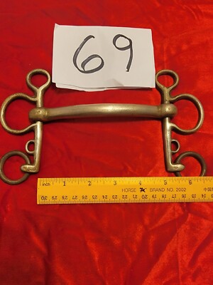Horse Bit-Polo Eventing-Vintage Collectible Sliding Mullen mouth pelham ...