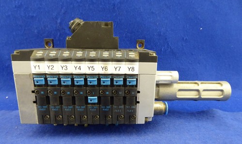 FESTO Ventilinsel CPV14-VI 18210 7x 161360 M, 1x 161361 J, CPV-14-GE-MP ...