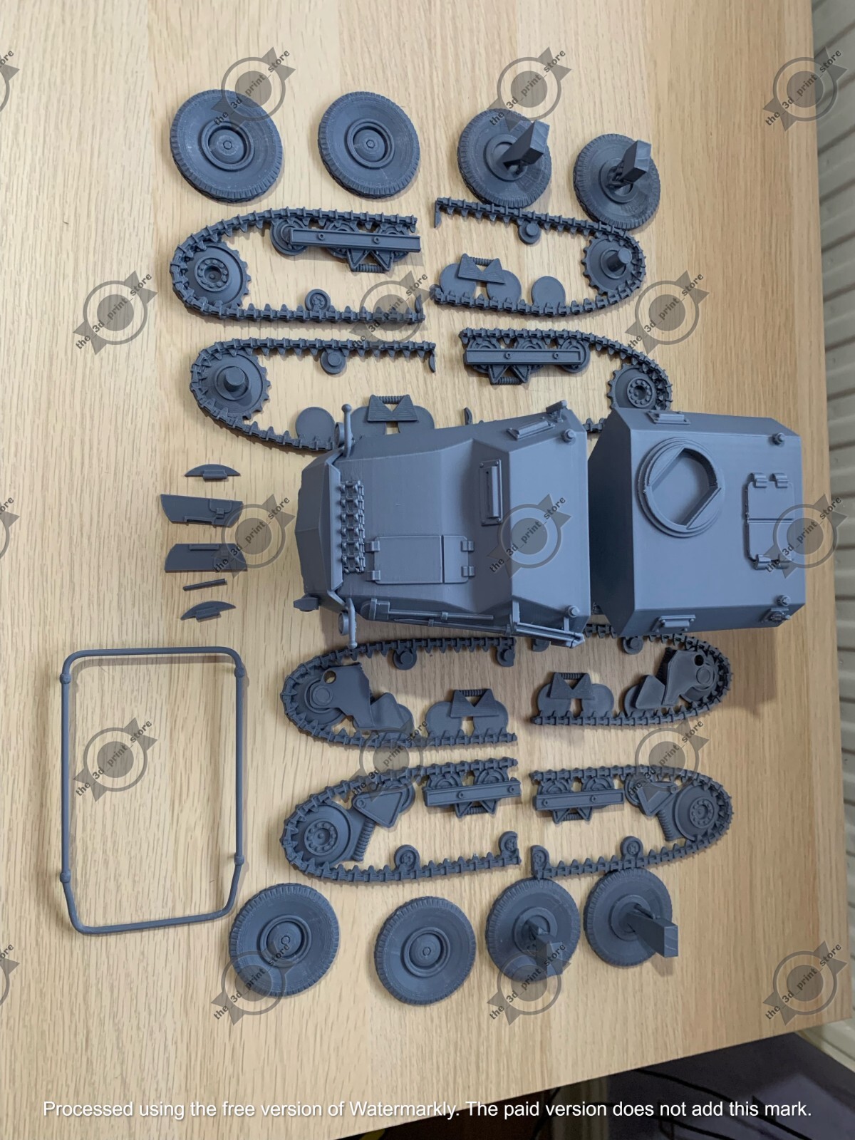 WW2 GERMAN SD.KFZ.254 TRACTOR SCOUT CAR GERMANY 3D PRINTED,MANY SCALES ...