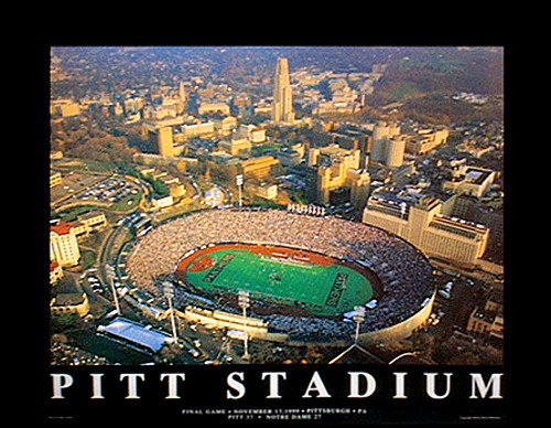 University of Pittsburgh PITT PANTHERS STADIUM CLASSIC Aerial View ...