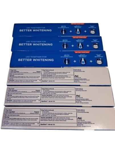 6 Pk Crest Tartar Protection Whitening Toothpaste 8.2oz x 6 Cool Mint ...