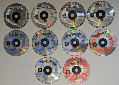10 Lot of PS1 Magazine Demo Discs Oct Nov Dec 2000 15 18 19 22 50 | eBay