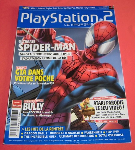 Playstation 2 Magazine [n°2H Eté 2005] PS2 Slim Ultimate Spider-Mab GTA ...