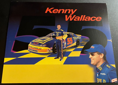 1999 Kenny Wallace #55 Square D Chevy Monte Carlo - NASCAR Hero Card ...