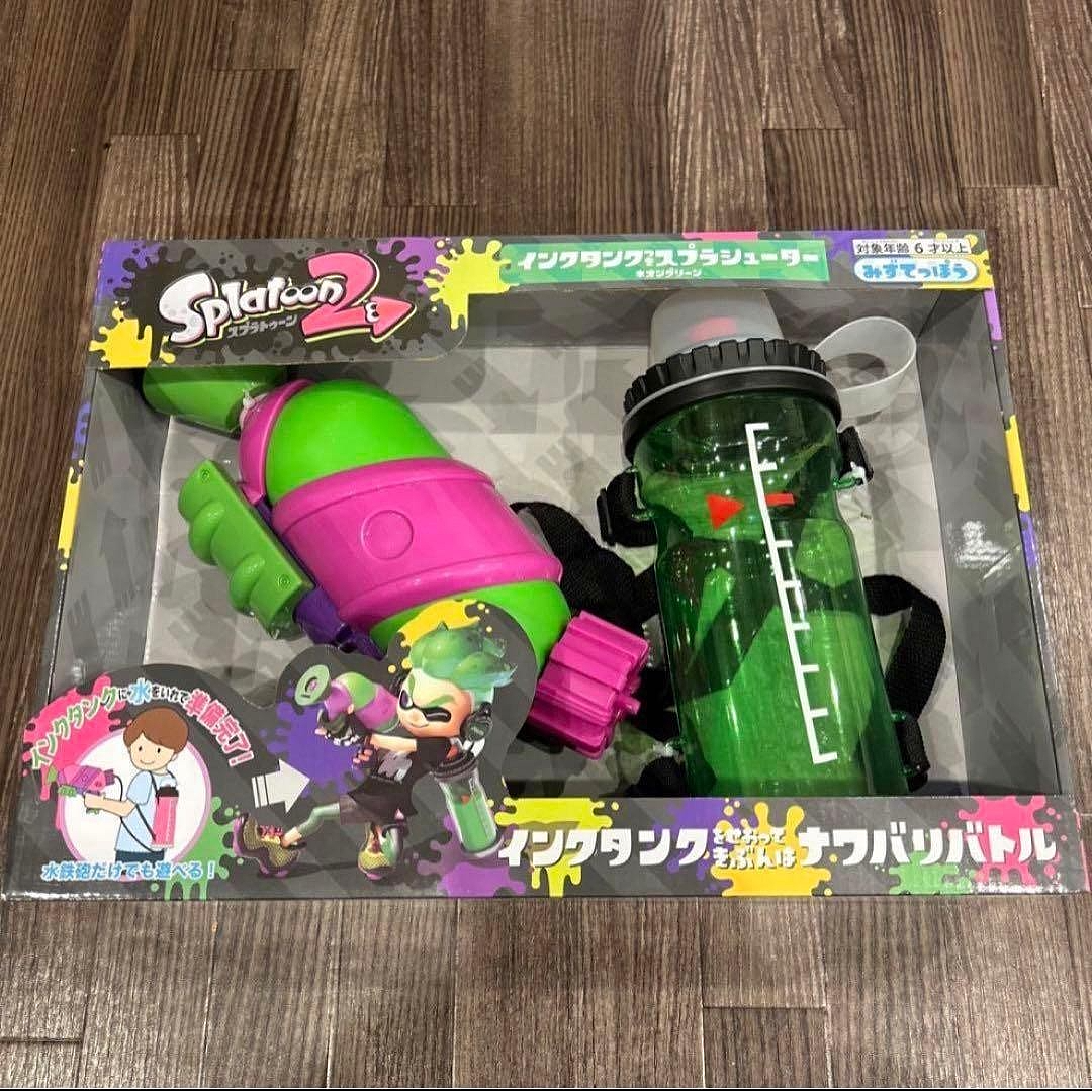 Nintendo Splatoon 2 Splattershot with Ink Tank Neon Green Water Gun ...