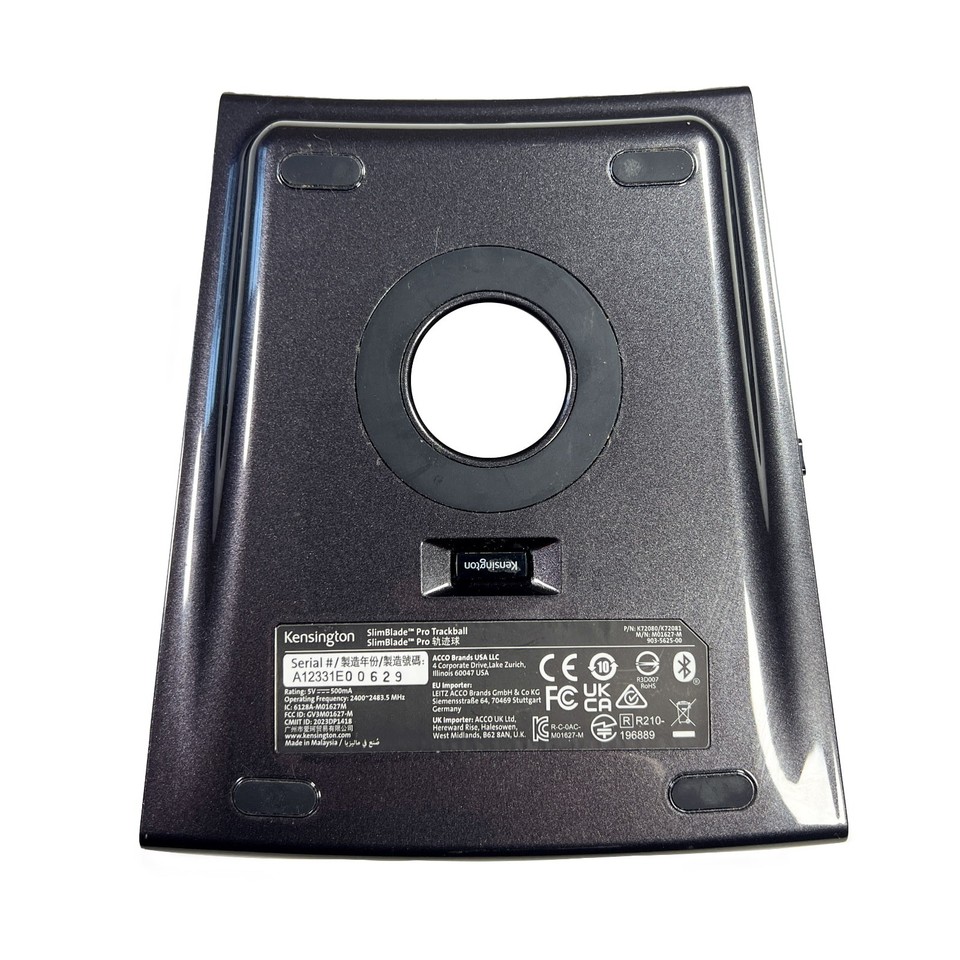 SlimBlade Pro Wireless Trackball, Rechargeable Battery, Bluetooth ...