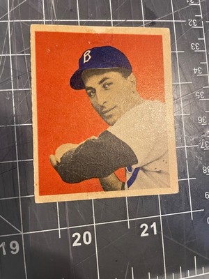 1949 BOWMAN #70 CARL FURILLO BROOKLYN DODGERS BASEBALL CARD FAIR/GOOD ...