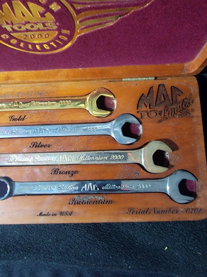 Mac Tools Millennium Collection Wrench Set 2000 Limited Edition Serial #0701 | eBay.de