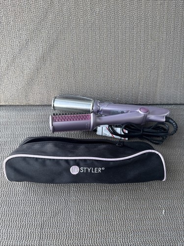InStyler Original 1 1/4" Rotating Hair Styling Hot Iron Brush Pink ...