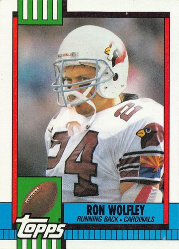 Ron Wolfley 1990 Topps 446 Phoenix Cardinals Football Card | eBay