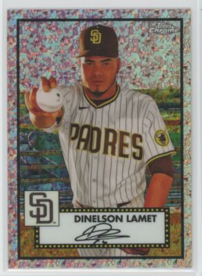2021 Topps Chrome Platinum Rose Gold Mini Diamond Refractor Dinelson ...