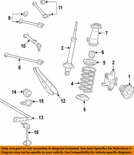 42410-30021 Toyota Hub & bearing assy, rear axle 4241030021, New ...