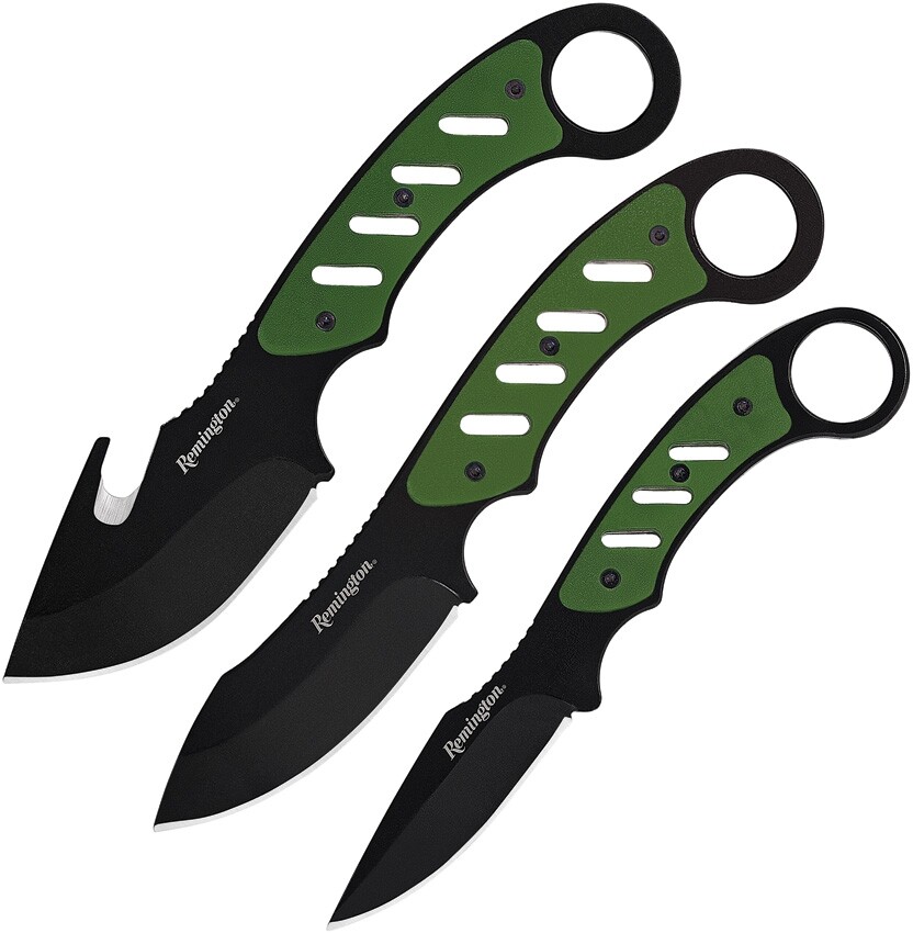 Remington Sportsman Skinner Set Guthook Caping And Skinner Fixed-Blade ...