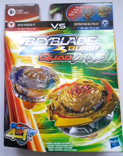 Beyblade Burst Quaddrive - Decay Perseus P7 Vs Destruction Belfyre B7 ...