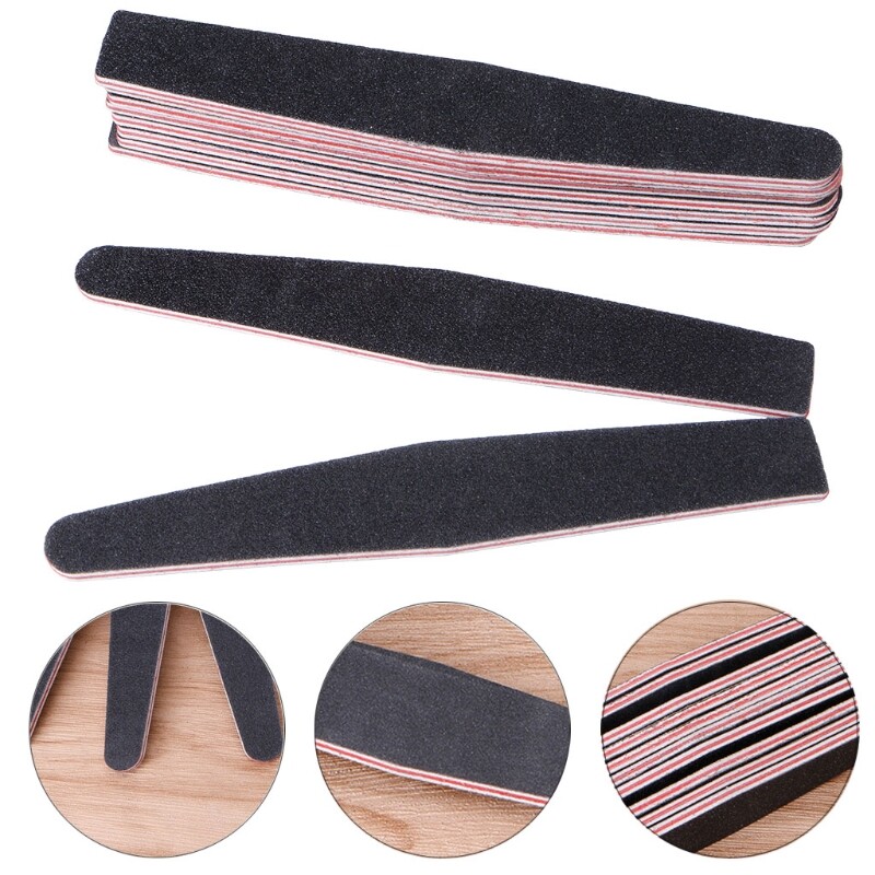 Double Sided Nail Art Tips Buffer 100/180 Sanding Manicure Block ...