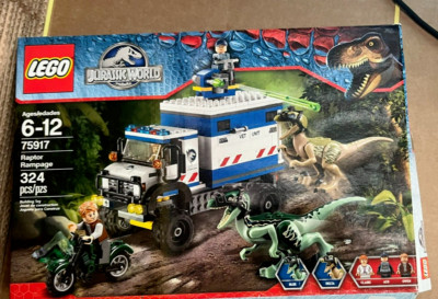 LEGO Jurassic World Raptor Rampage (75917) New Box Damage 673419234429 ...