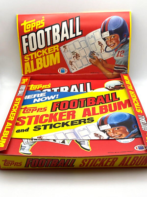 1981 Topps NFL Football Sticker Album 1st Edition Vintage NOS | eBay