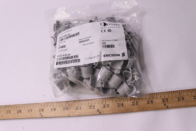 (100-Pk) Siemon Color Coded Cuff Slate Gray 0.63" Cable OD CCC-0.63-SL ...