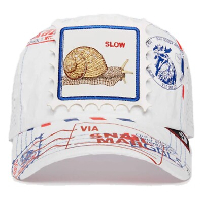 Goorin Animal Farm Trucker Snapback Baseball Hat Cap Slow Snail ZIP ...