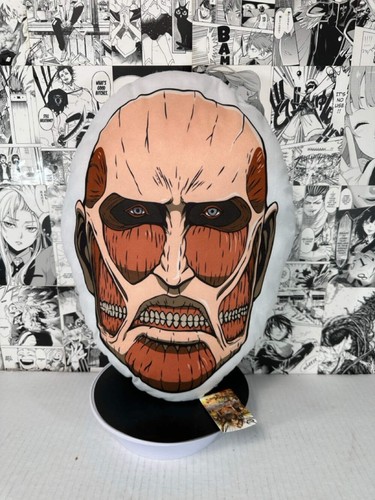 Attack on Titan - colossal titan head cushion 16” | eBay
