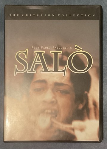 Salo, The 120 Days of Sodom - Criterion Collection 1st Print (Read ...