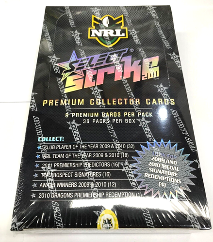 2011 Select NRL Strike Trading Cards Factory Sealed Box (36 packs) | eBay