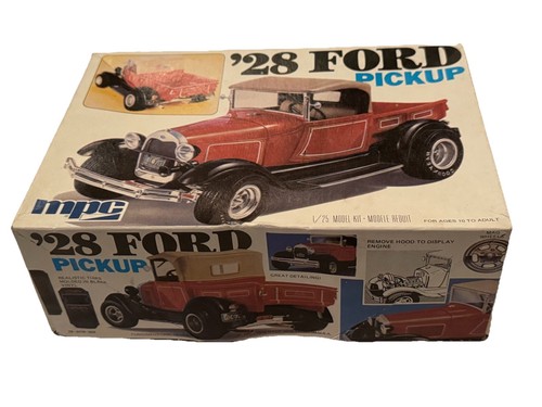 Vintage 1928 Ford Pickup MPC 1978 Model Kit 1/25 Scale! Opened Box ...
