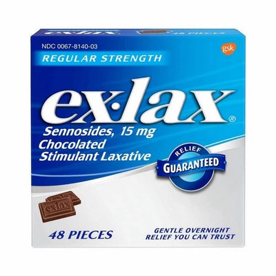 Sennosides Chocolated Stimulant Laxative Pieces Regular | eBay UK