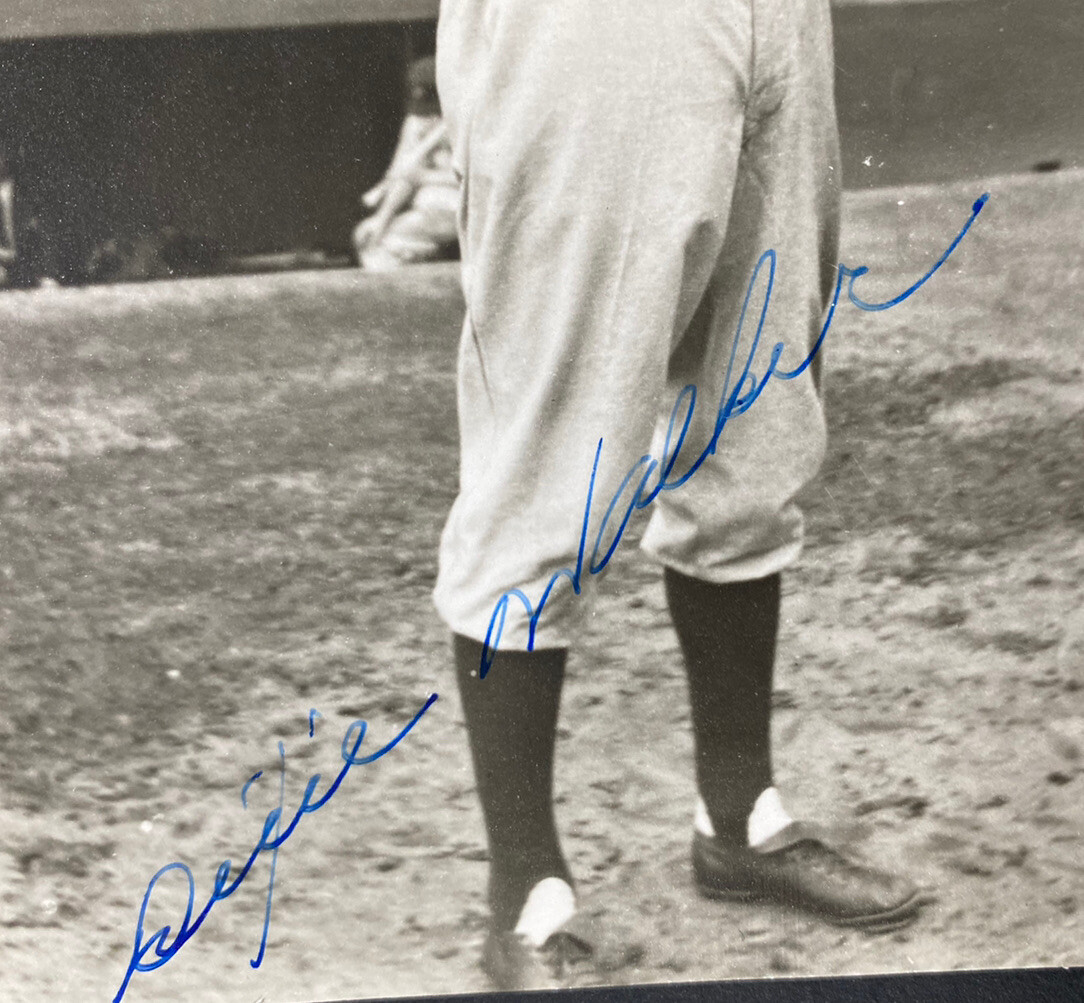 Dixie Walker (d.82) Signed Original 4x6" Photo Brooklyn Dodgers Detroit ...