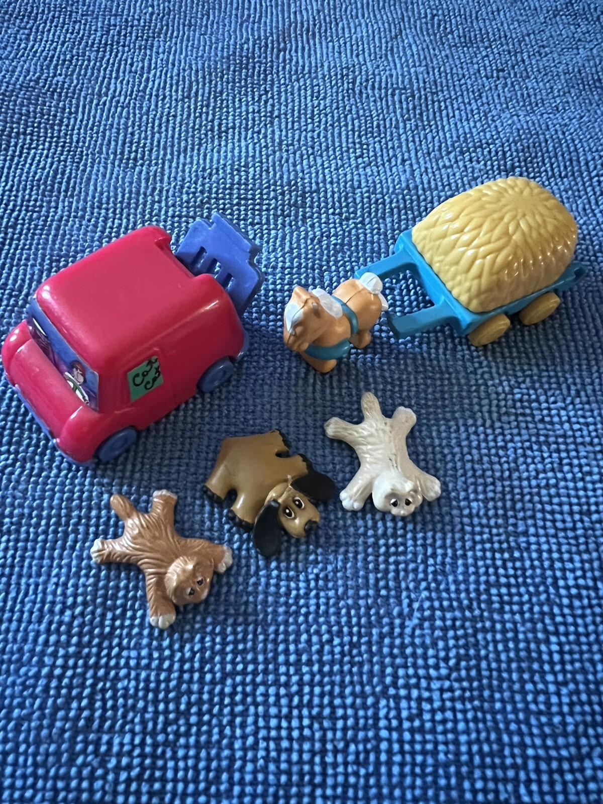 Pound Puppies Kitties Mini Playset Purries Replacement Figures Lot 6 ...