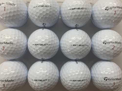 TAYLORMADE SOFT SELECT GOLF BALLS PEARL/GRADE A LAKE BALLS FREE P&P 24 ...