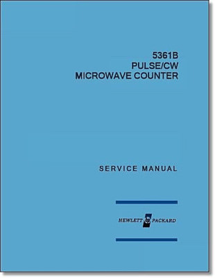 HP 5361B Service Manual: w/ 11"X17" Foldouts & Protective Covers | eBay