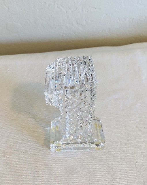 Waterford Crystal Number 1 Figurine Paperweight Great Gift for sale ...