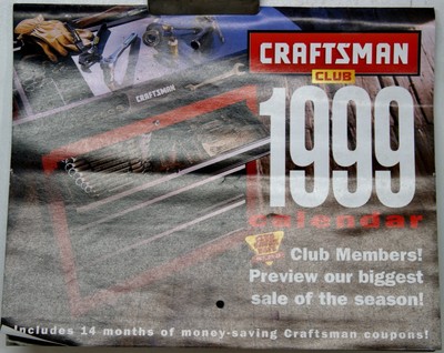 1999 Craftsman Club Calendar 4199 | eBay