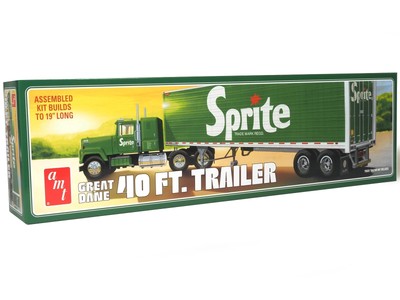 SKILL 3 MODEL KIT GREAT DANE 40' DRY GOODS TRAILER "SPRITE" 1/25 BY AMT ...