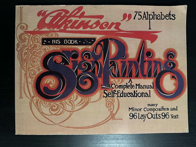 "Atkinson" Sign Painting Up to Now, by Frank M Atkinson, paperback | eBay