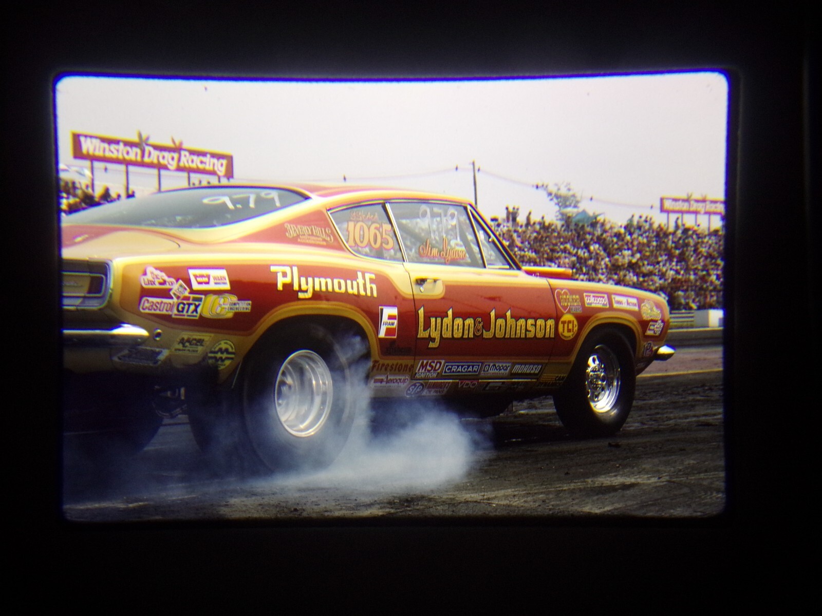 Vintage NHRA Drag Racing-Lydon & Johnson-Hemi 'Cuda-Super Stock/A-Maple ...